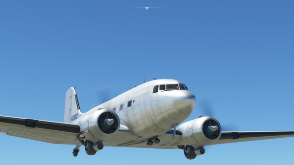 DC-3 Bare Metal with Reworked Normals - Version C for Microsoft Flight ...