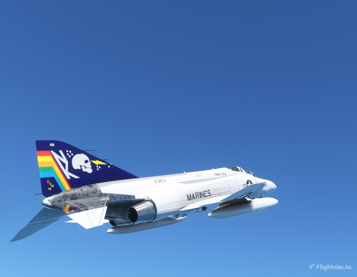 DC Design F-4 Phantom USMC VMFA-531 Grey Ghosts for Microsoft Flight ...