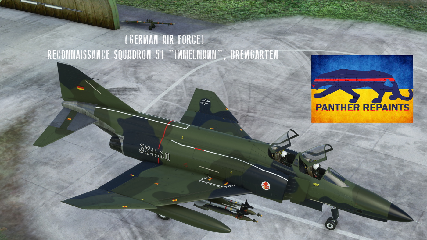 DC Designs F-4E Luftwaffe 35-40. for Microsoft Flight Simulator | MSFS