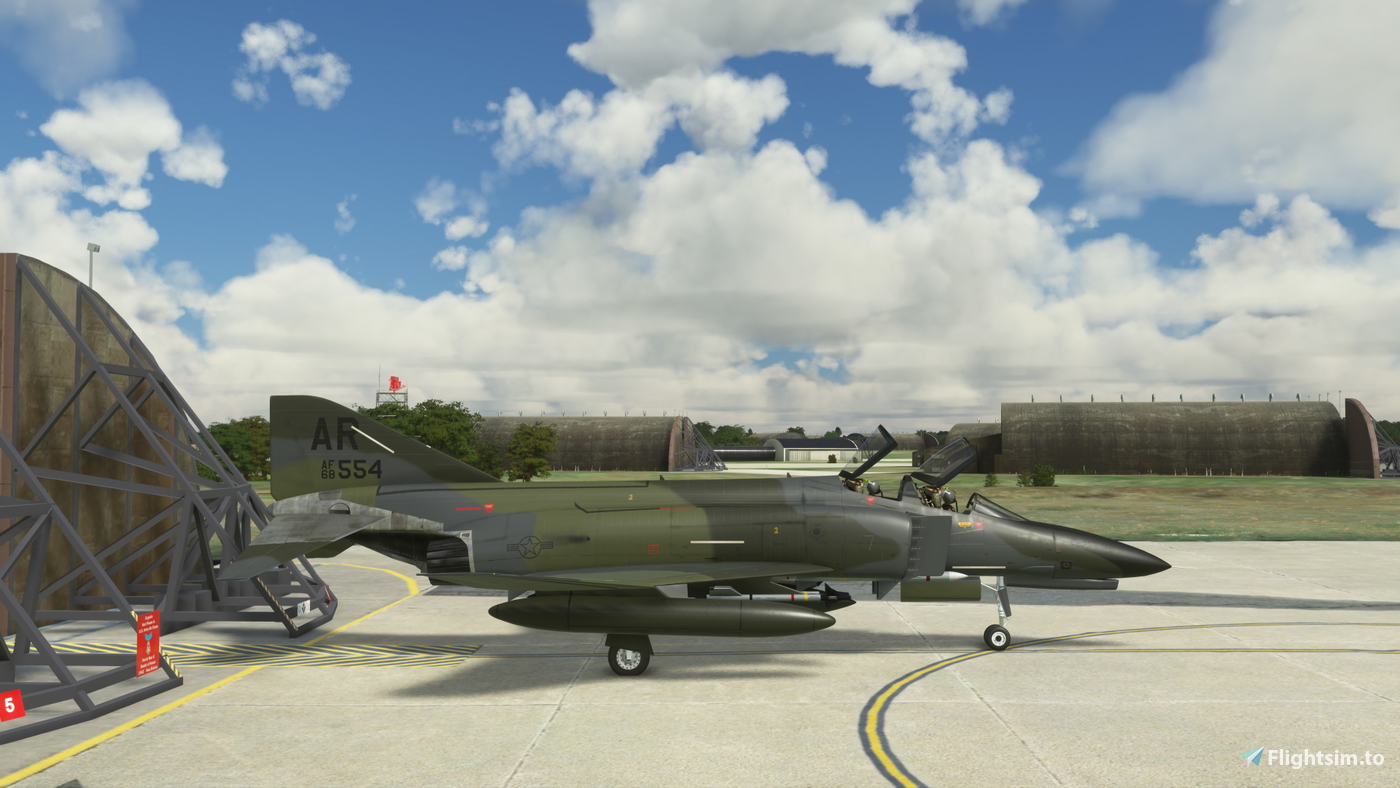 DC Designs F-4E USAF AR-554 for Microsoft Flight Simulator | MSFS