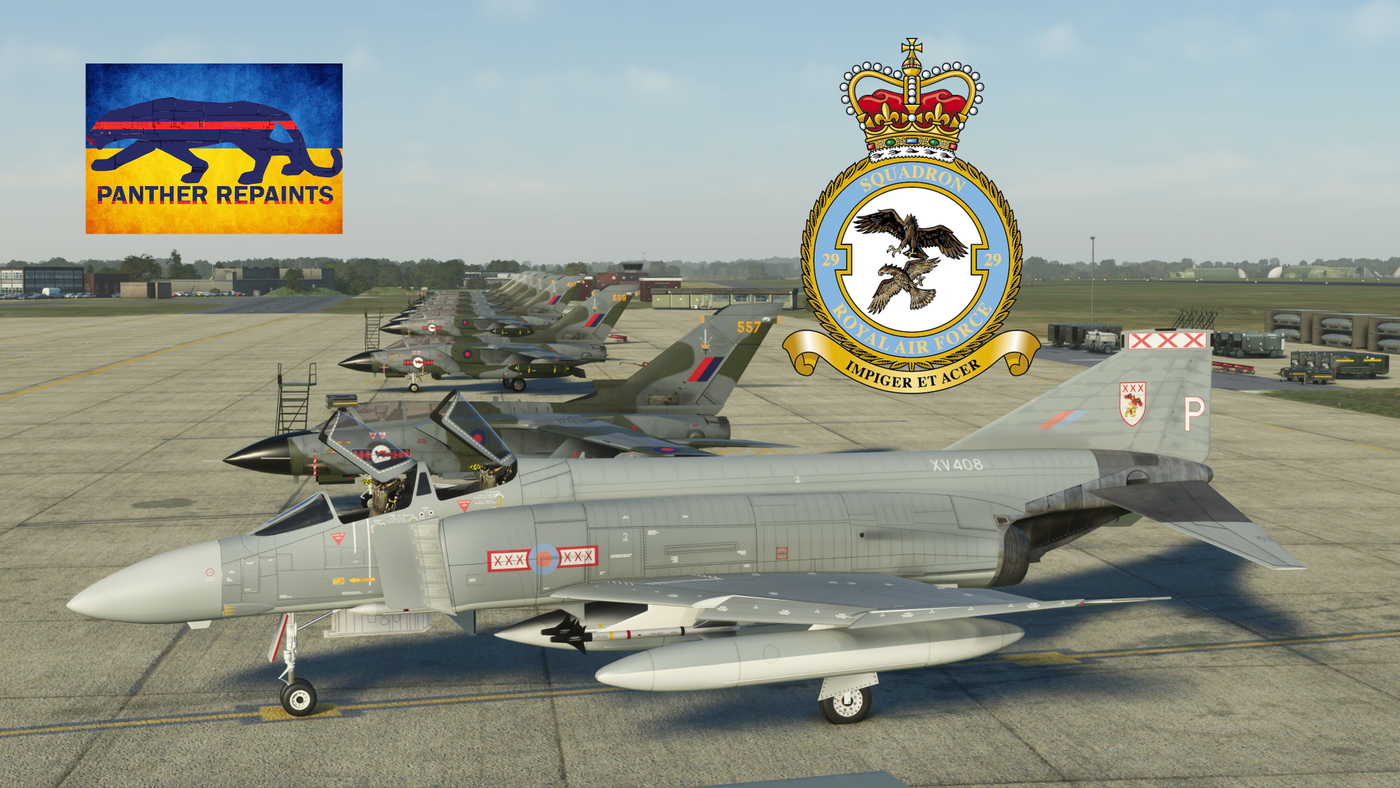 DC Designs FGR2-XV408 29 Sqn - RAF Coningsby. pro Microsoft Flight ...