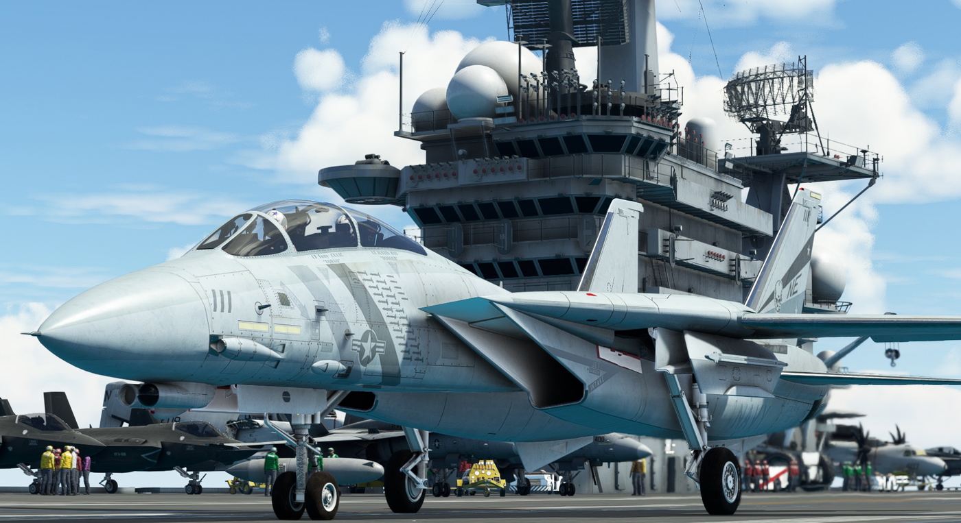 DC Designs F-14D VF-2 Bounty Hunters Line for Microsoft Flight ...