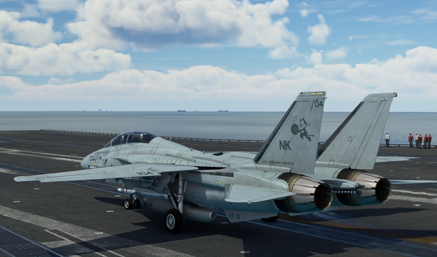 DC Designs F-14D VF-31 Tomcatters Line for Microsoft Flight Simulator ...