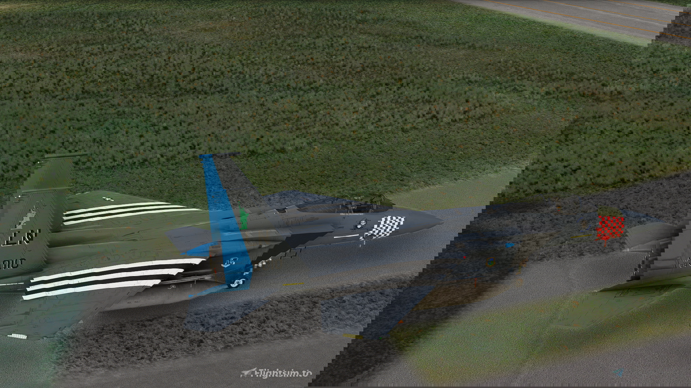 DC Designs F-15C - 493rd Fighter Squadron "The King" for Microsoft Flight Simulator | MSFS