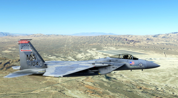 DC Designs F-15 Eagle, 13 Liveries "44th Fighter Squadron." for Microsoft Flight Simulator | MSFS