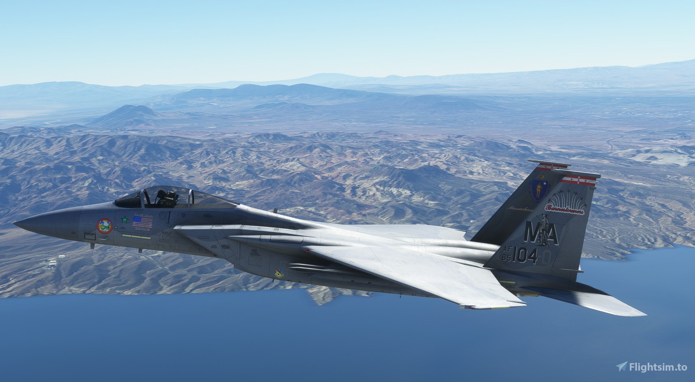 DC Designs F-15C Eagle 104 Fighter Wing "Barnestormers" for Microsoft Flight Simulator | MSFS