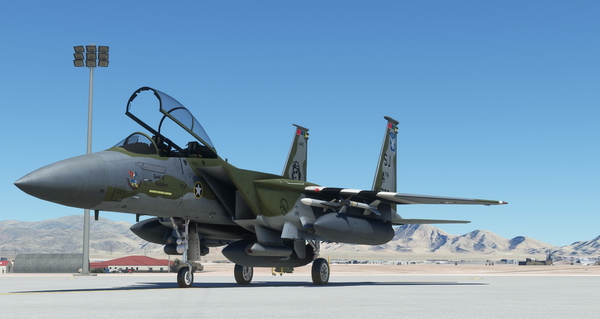 DC Designs F-15 Eagle, 13 Liveries "44th Fighter Squadron." for Microsoft Flight Simulator | MSFS