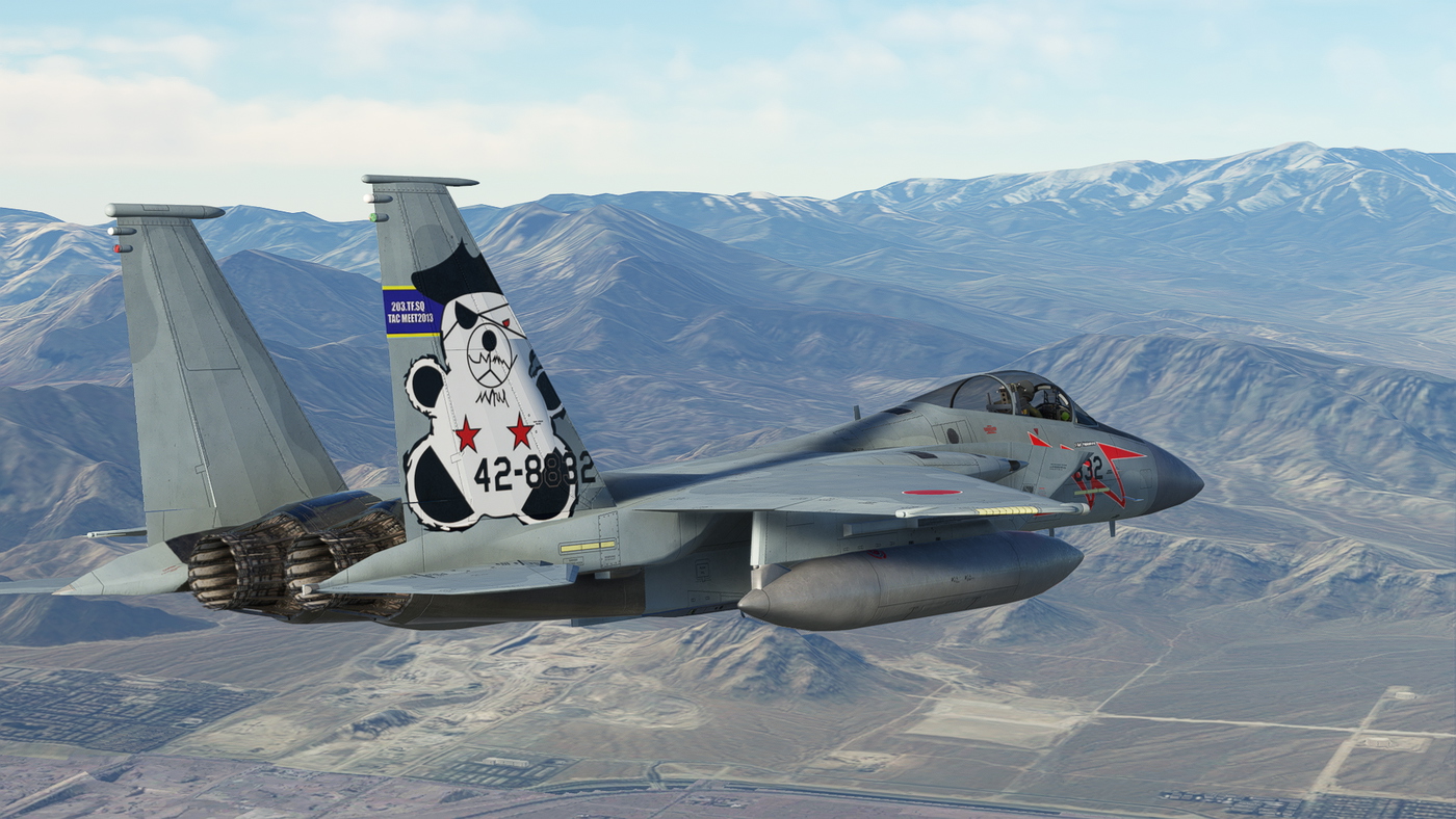 DC Designs F-15J - JASDF 42-8832 pour Microsoft Flight Simulator | MSFS