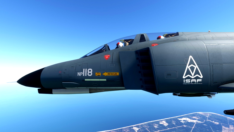 DC Designs F-4E "Mobius 1" from Ace Combat 4 for Microsoft Flight Simulator | MSFS