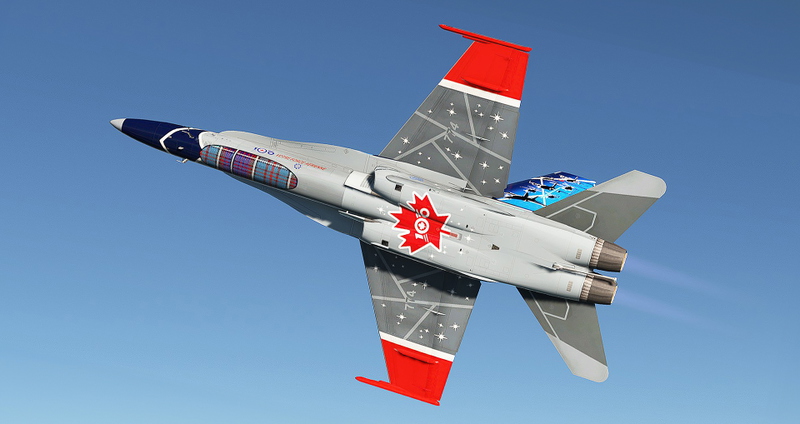 [8K] DC Designs F/A-18C RCAF CF-18 Demo Team 2024 Livery for Microsoft ...