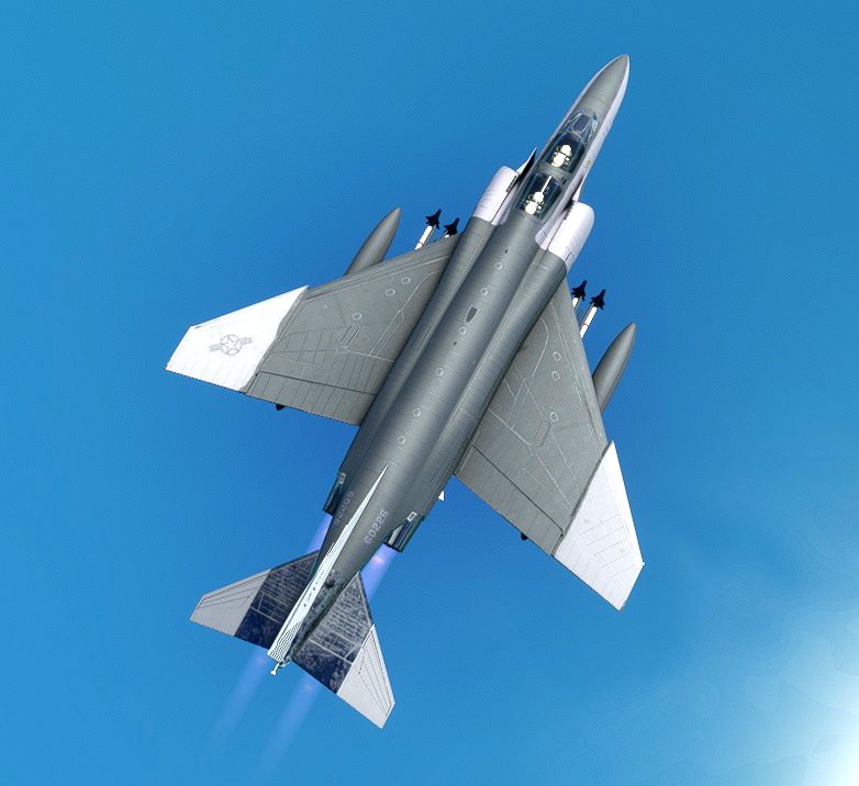 DC Designs F4 Phantom Michigan ANG Lo-Viz for Microsoft Flight Simulator | MSFS