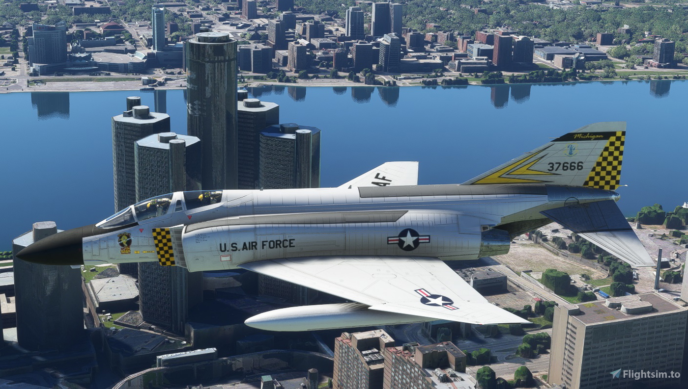 DC Designs F4 Phantom Michigan ANG "Six Pack" for Microsoft Flight ...
