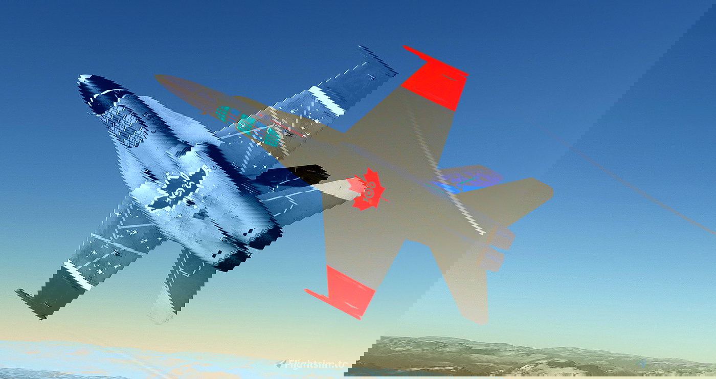 DC Designs F/A-18C RCAF CF-18 Demo Team 2024 Livery pour Microsoft ...