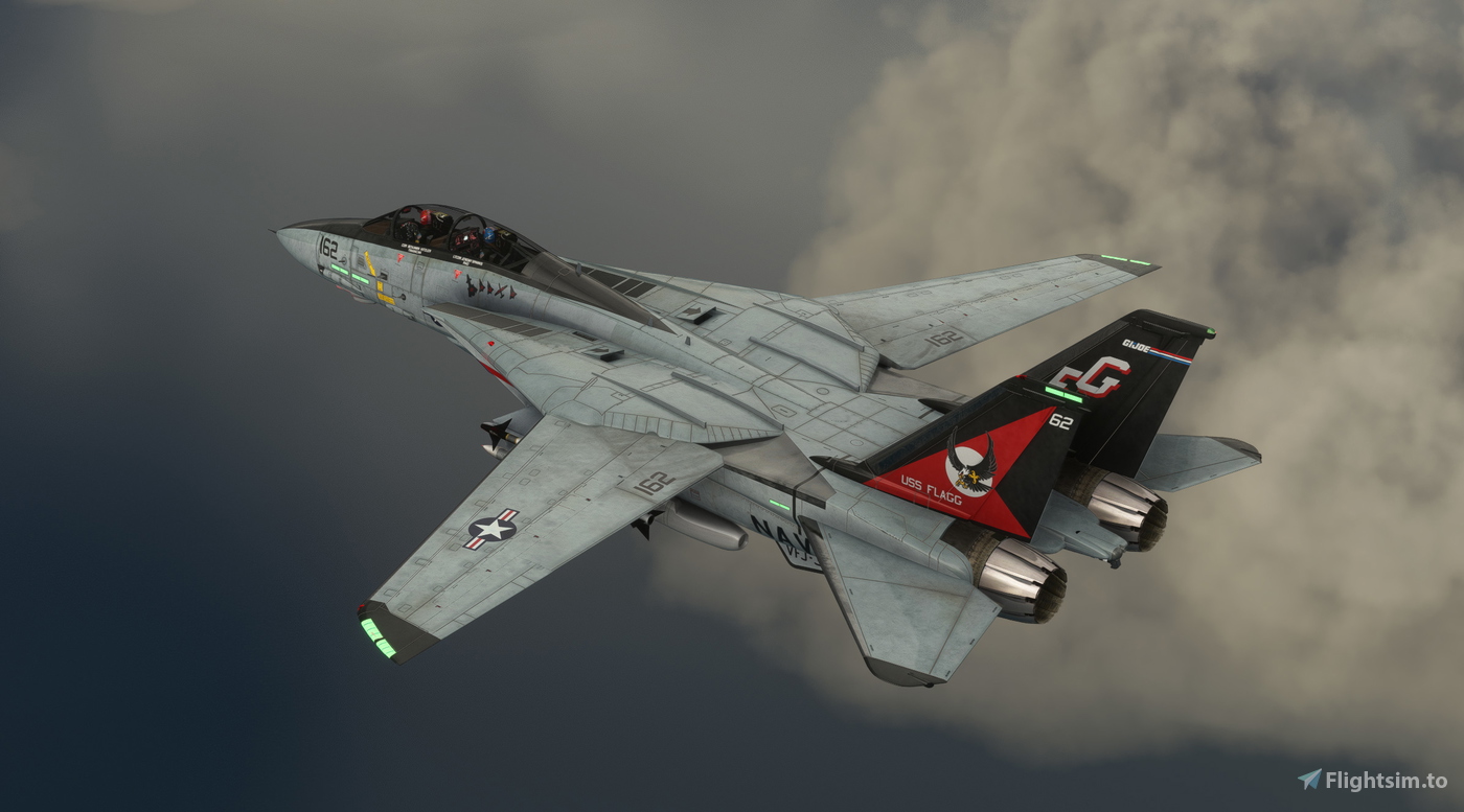 DC Designs F-14A/B Fictional Livery Pack VFJ-31 SkyStrikers for Microsoft Flight Simulator | MSFS