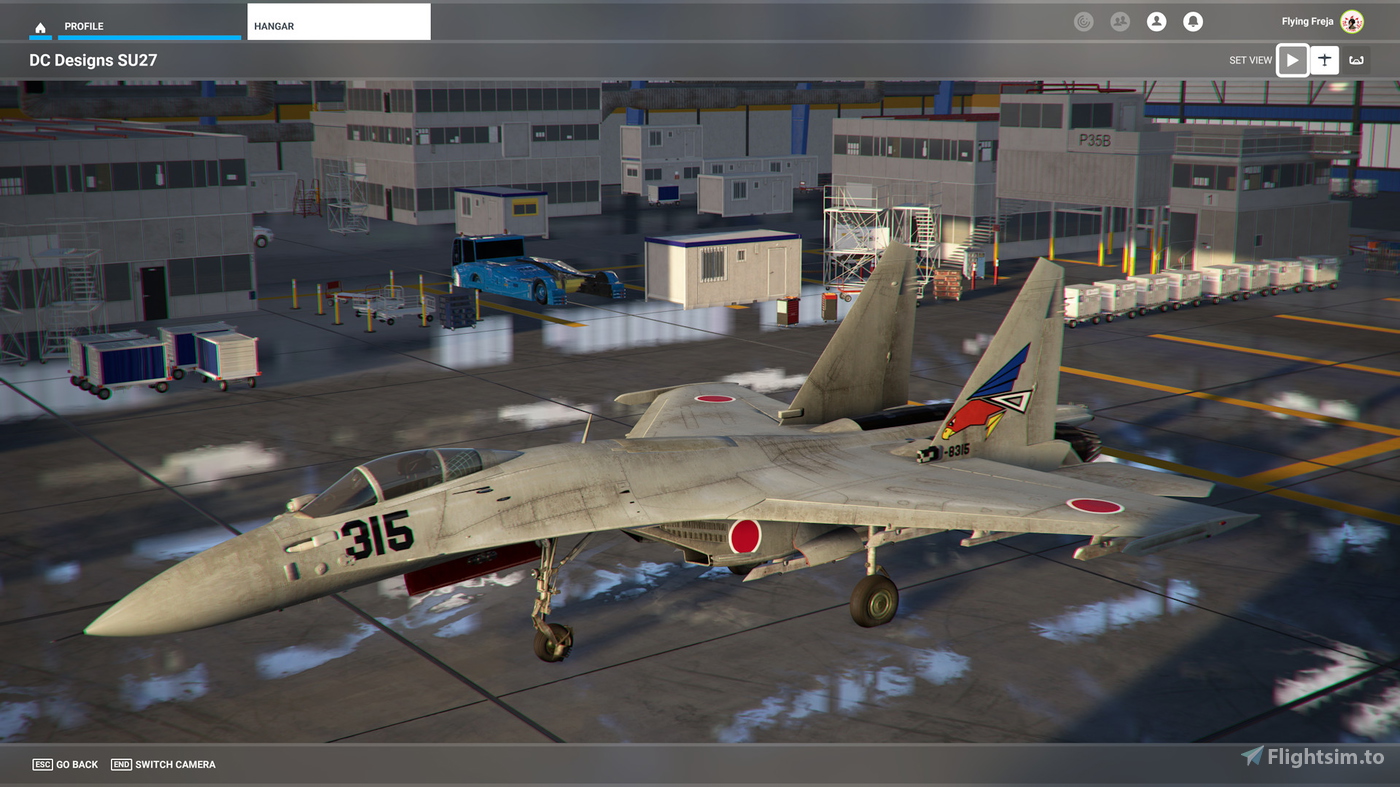 DC Designs Su-27 JASDF Livery for Microsoft Flight Simulator | MSFS