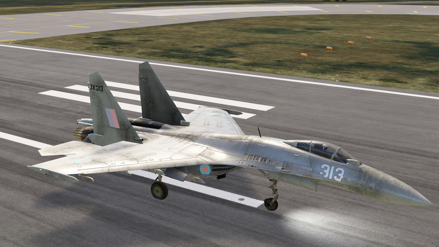 DC Designs Su-27 RAF Livery for Microsoft Flight Simulator | MSFS
