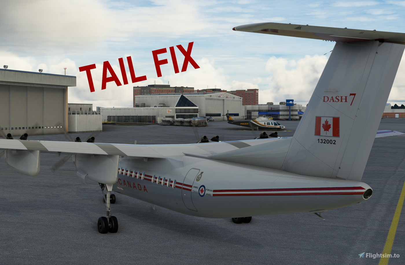 De Havilland Dash 7 CAF for Microsoft Flight Simulator | MSFS