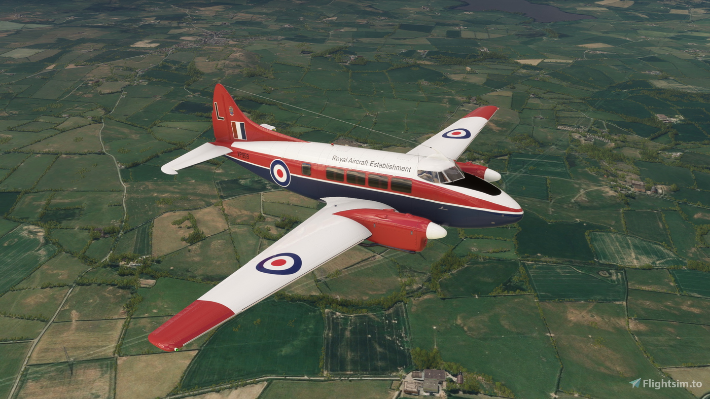 De Havilland DH-104 Dove (Devon) VP959 for Microsoft Flight Simulator ...
