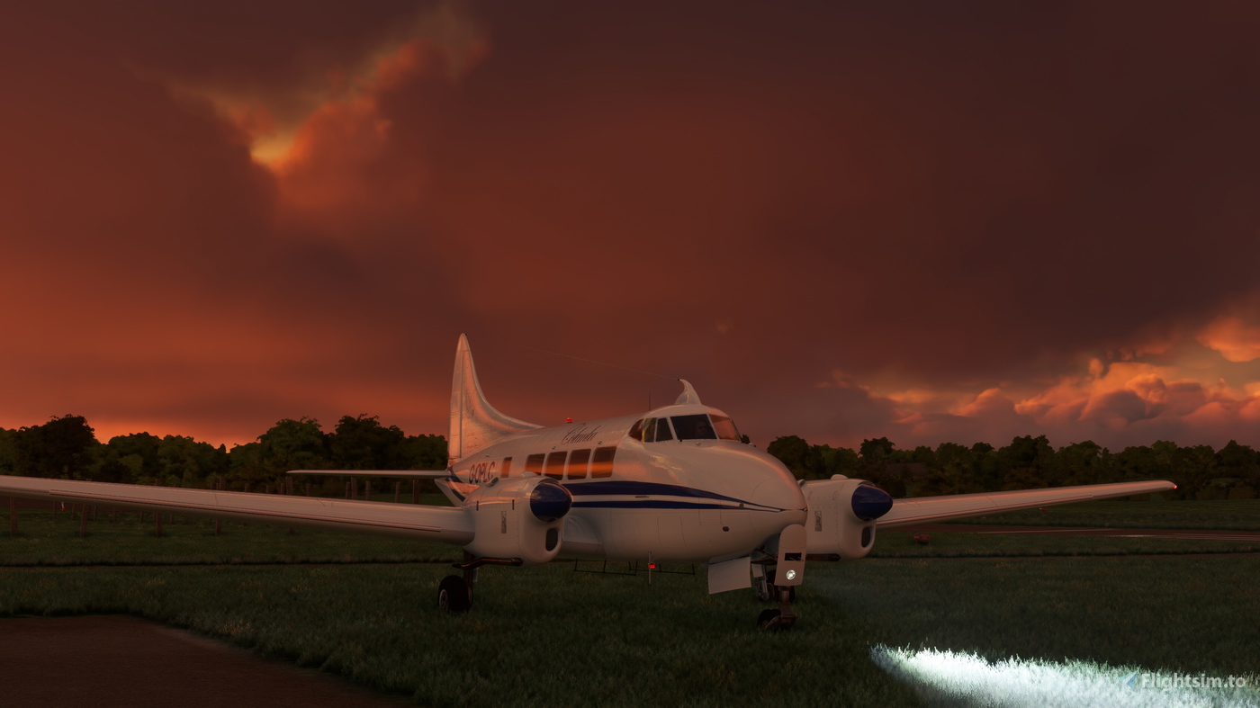 De Havilland DH-104 Dove G-OPLC for Microsoft Flight Simulator | MSFS