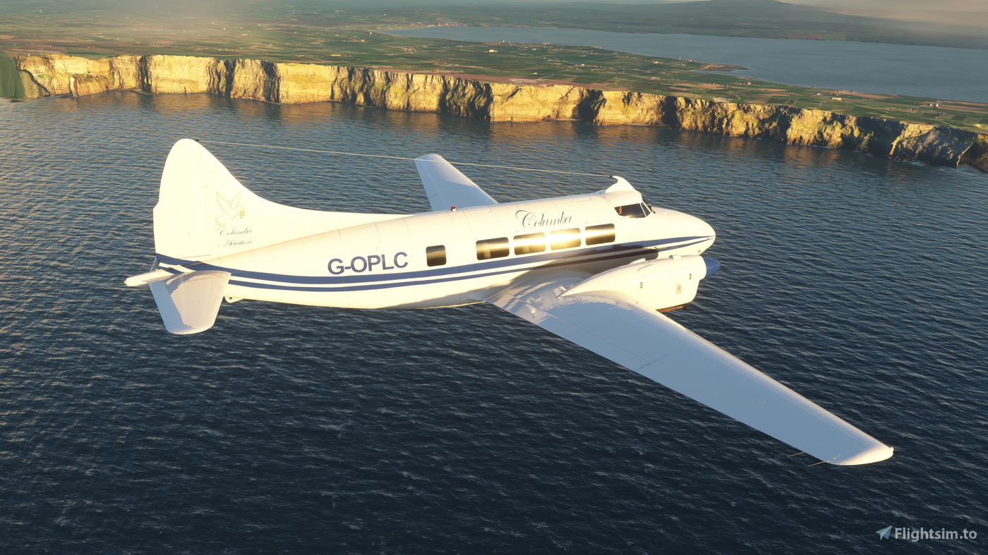 De Havilland DH-104 Dove G-OPLC for Microsoft Flight Simulator | MSFS
