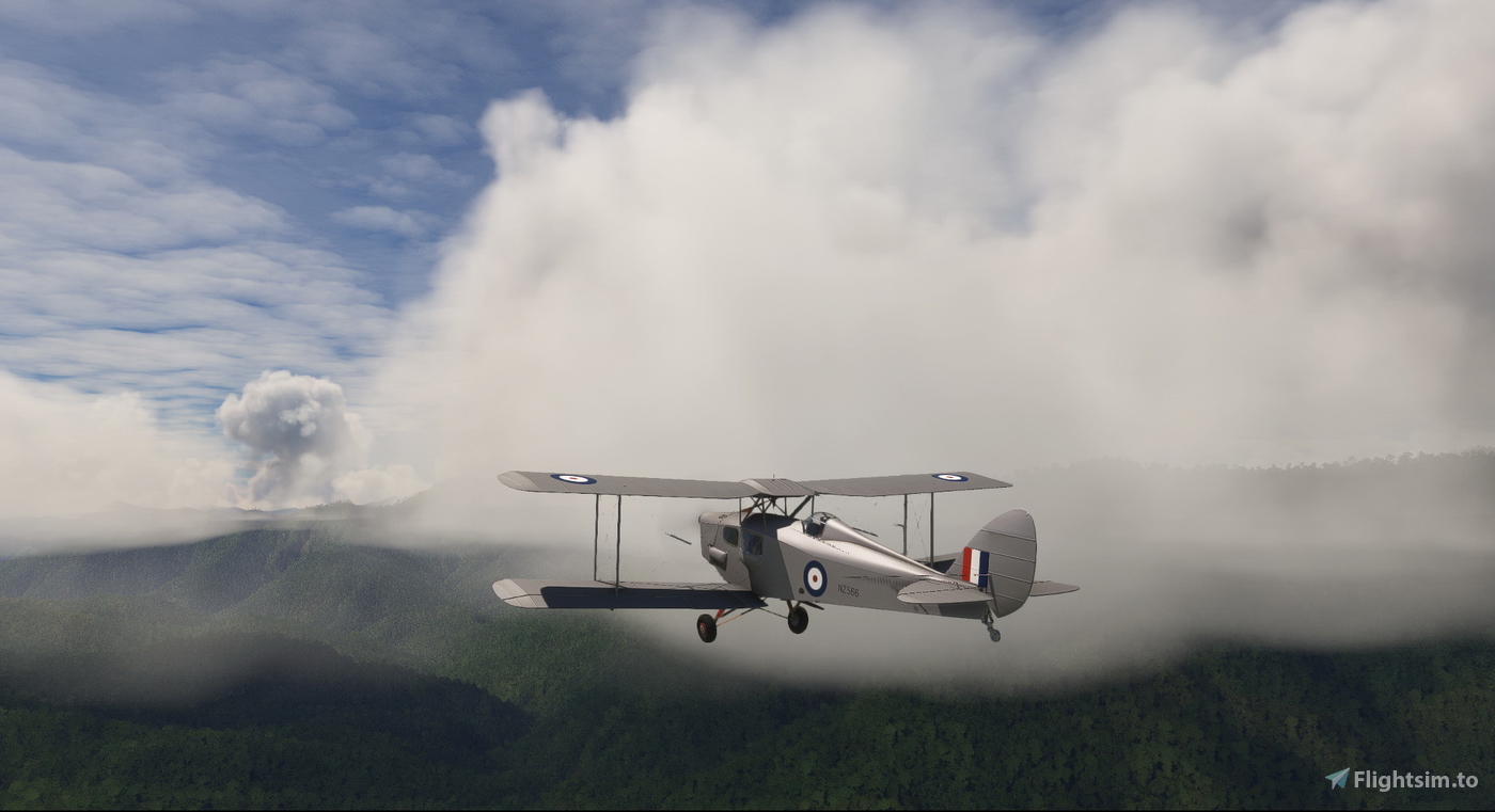de Havilland DH-83 Fox Moth RNZAF NZ566 for Microsoft Flight Simulator ...