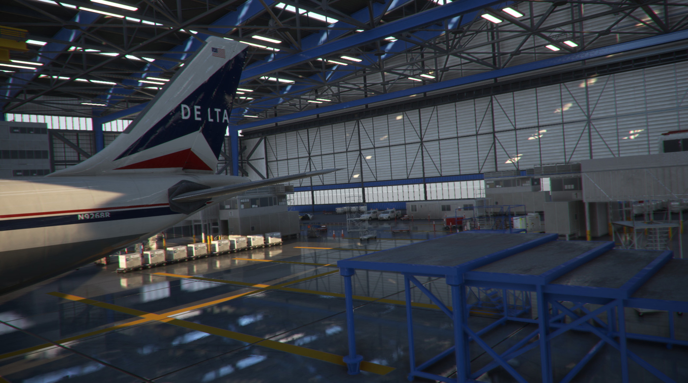 INI A300-F DELTA AIR FREIGHTER for Microsoft Flight Simulator | MSFS
