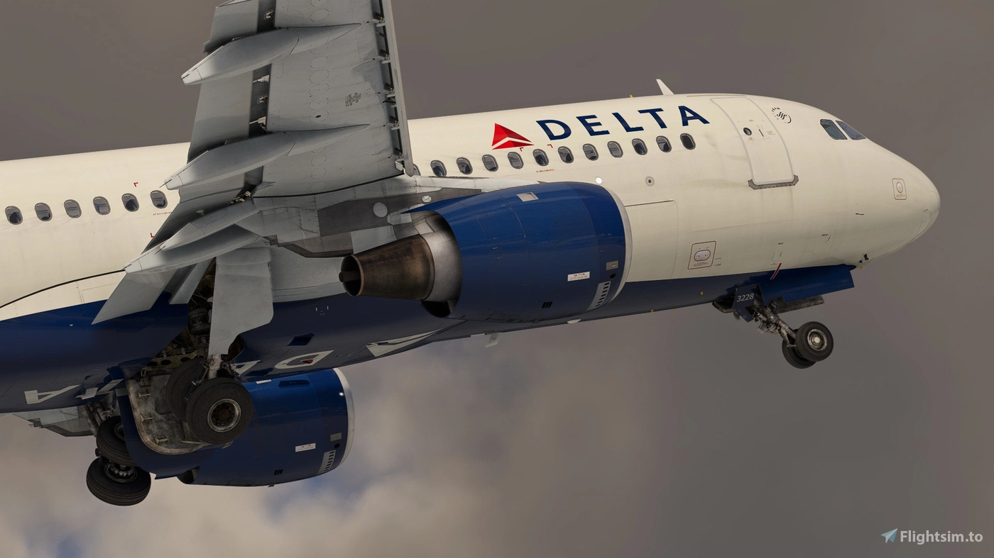 Delta Air Lines | Pack | w/Cabin | Fenixsim A320 V2 (8K + 4K) for ...
