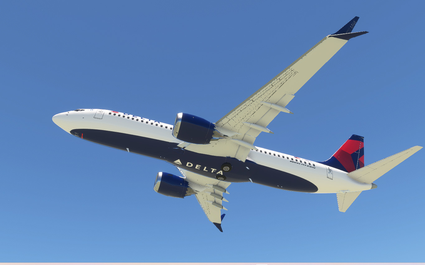 DELTA AIRLINES 737 MAX pour Microsoft Flight Simulator | MSFS