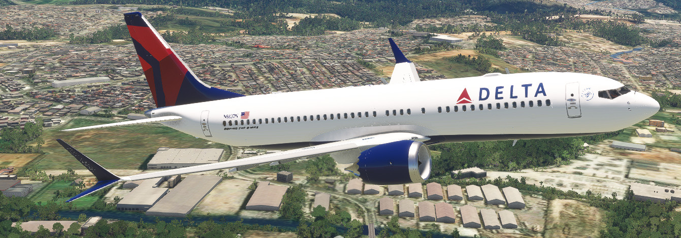 DELTA AIRLINES 737 MAX pour Microsoft Flight Simulator | MSFS
