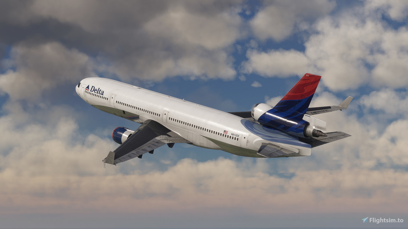 Delta ("Colors In Motion" - N813DE) - TFDi MD-11 for Microsoft Flight ...