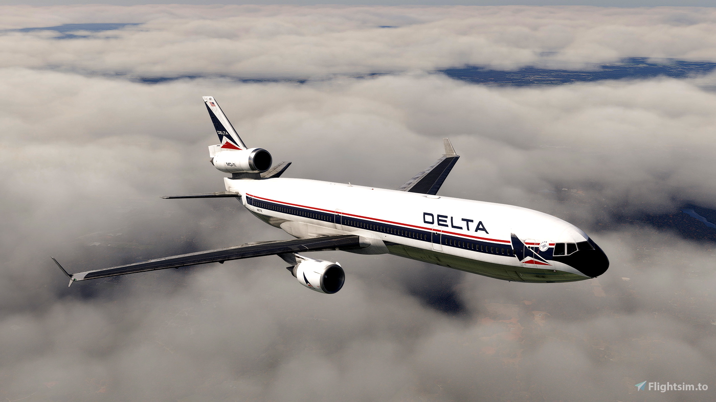 Delta (Widget - N807DE) - TFDi MD-11 for Microsoft Flight Simulator | MSFS