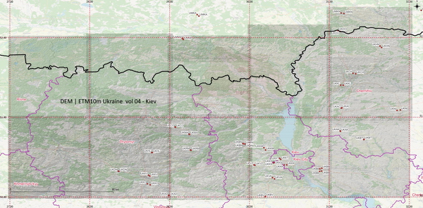 DEM | ETM10m Enhanced Terrain Mesh for Republic of Lebanon for ...
