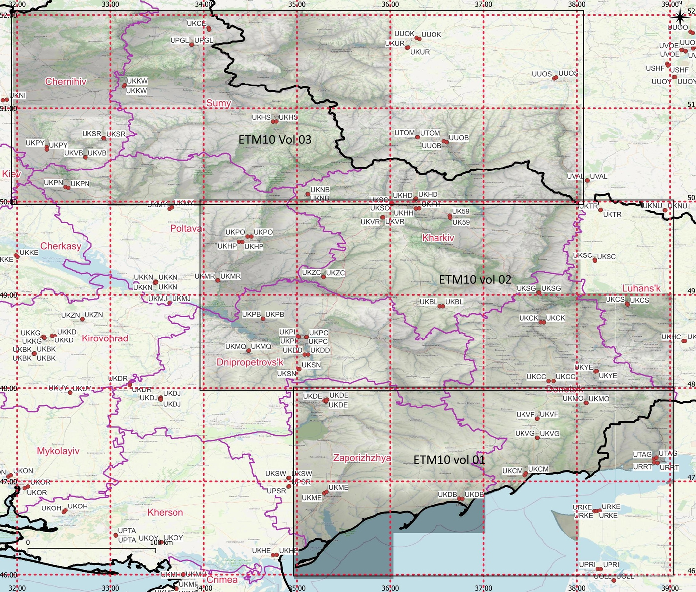 DEM / ETM10 Enhanced Terrain Mesh 10m for Ukraine vol.03 - Sumy for ...