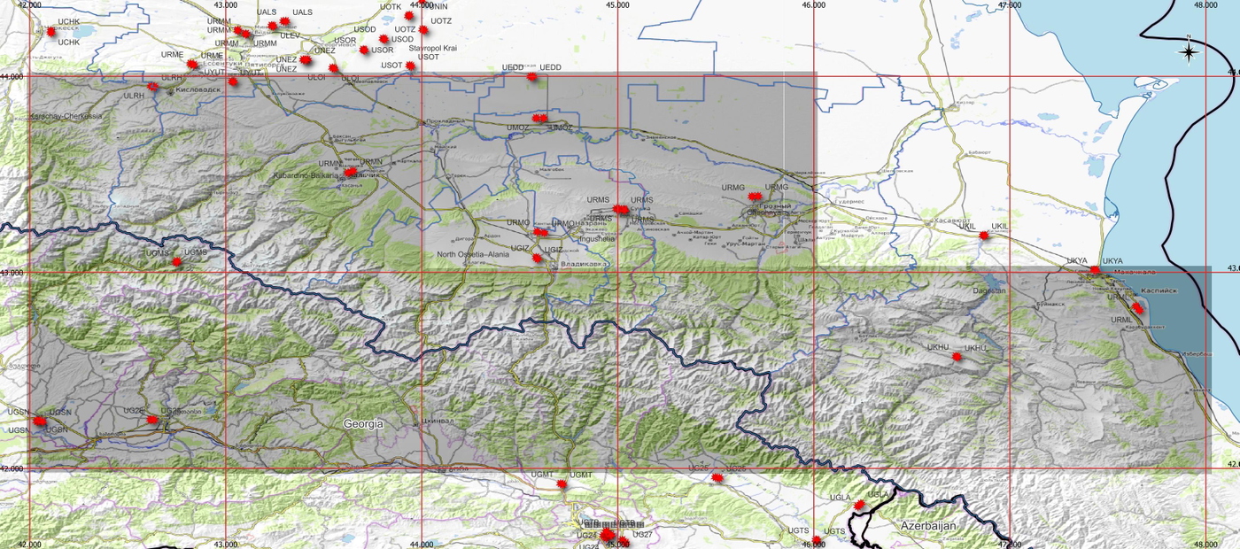DEM | ETM10m for Central Caucasus Mountain Range - Mount Elbrus for ...