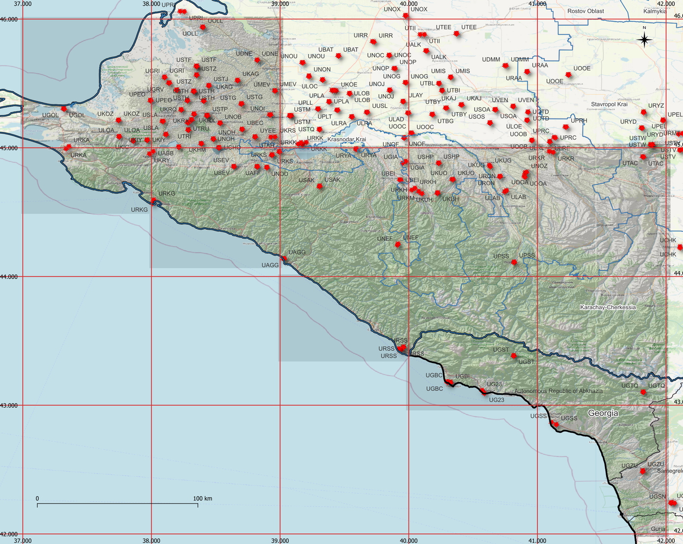 DEM | ETM10m for North Caucasus Mountain Range - Sochi for Microsoft ...