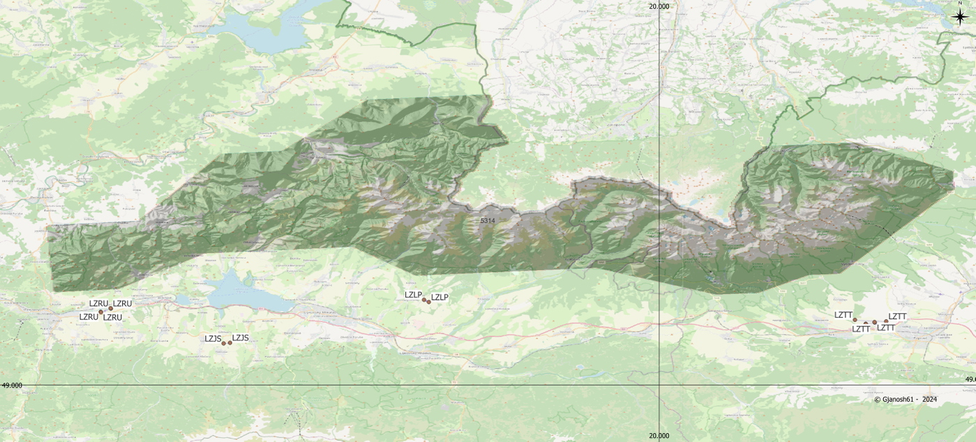 DEM | ETM1m Enhanced Terrain Mesh 1m for Tatra Mountains for Microsoft ...