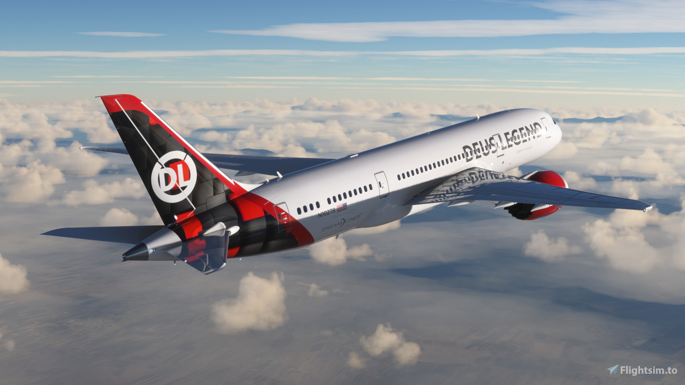 Deus Legend Airlines VA Kuro Boeing 787-8 - 8K for Microsoft Flight ...