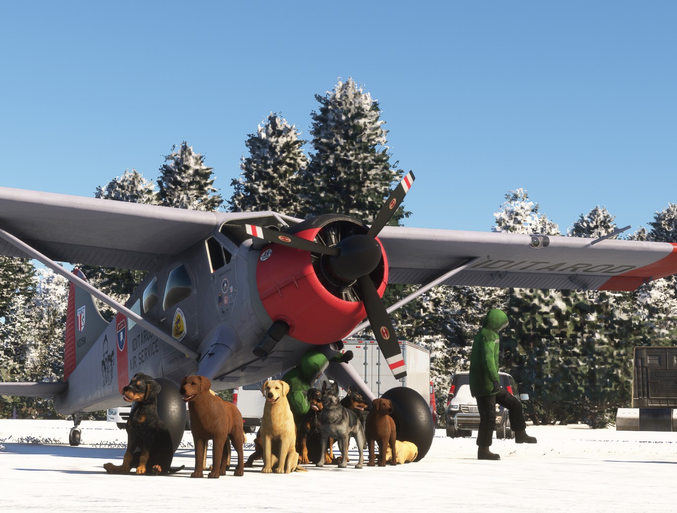 DHC-2 Beaver “Air Service Iditarod“ (N225W) - Iditarod Sleg Dog Race ...