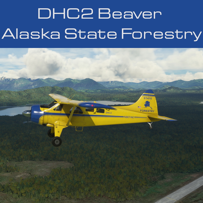 Havilland DHC-2 Beaver Liveries for Microsoft Flight Simulator | MSFS