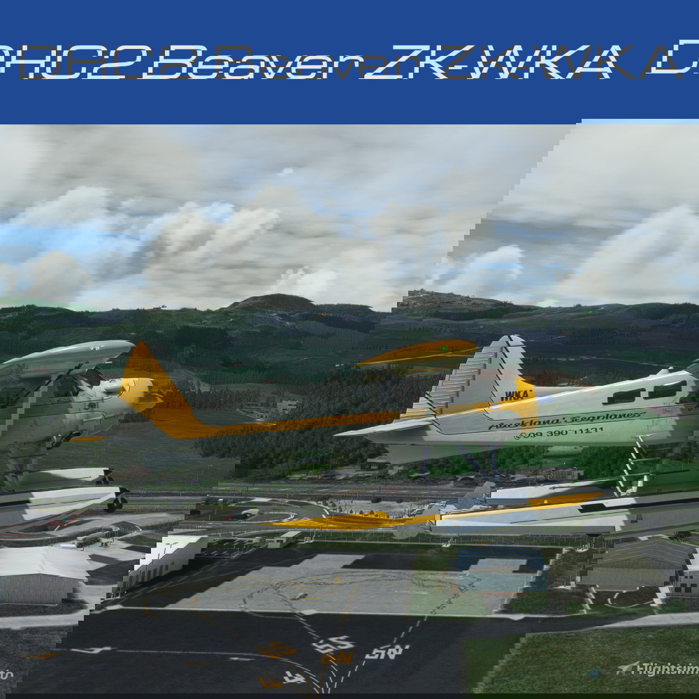 DHC2 Beaver Auckland Seaplanes ZK-WKA for Microsoft Flight Simulator | MSFS