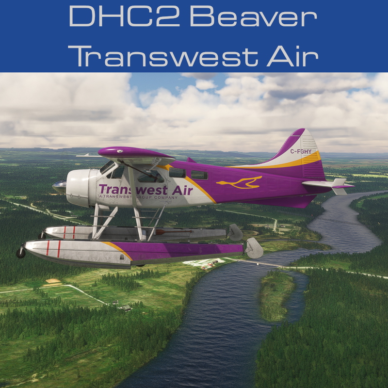 Havilland DHC-2 Beaver Liveries for Microsoft Flight Simulator | MSFS