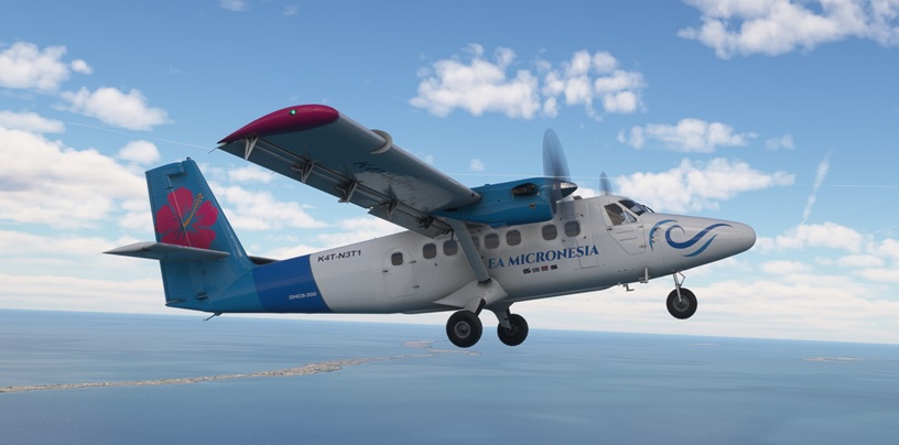 DHC6-300 EA Micronesia PAX Twin Otter for Microsoft Flight Simulator | MSFS
