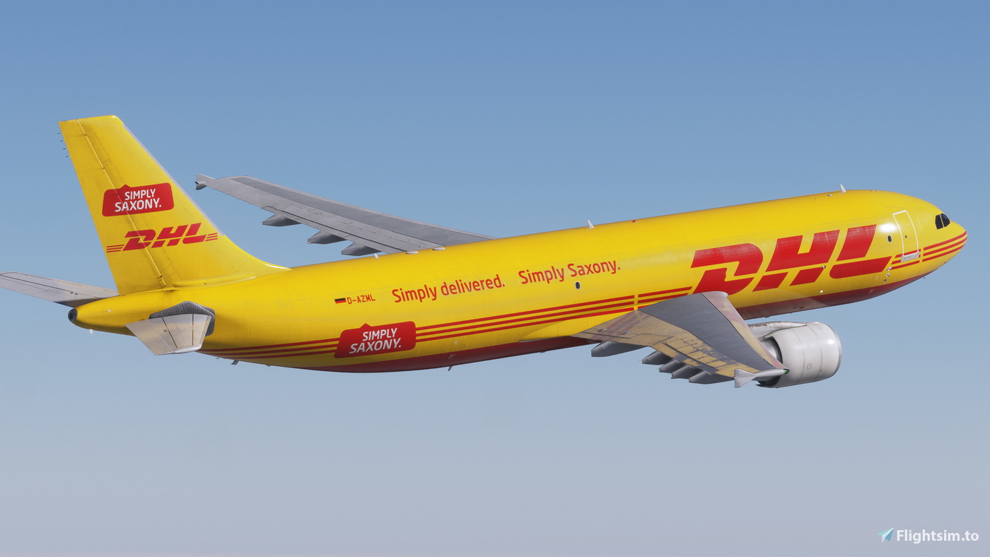 DHL EAT (D-AZML) 8K & 4K - IniBuilds A300 Freighter för Microsoft ...