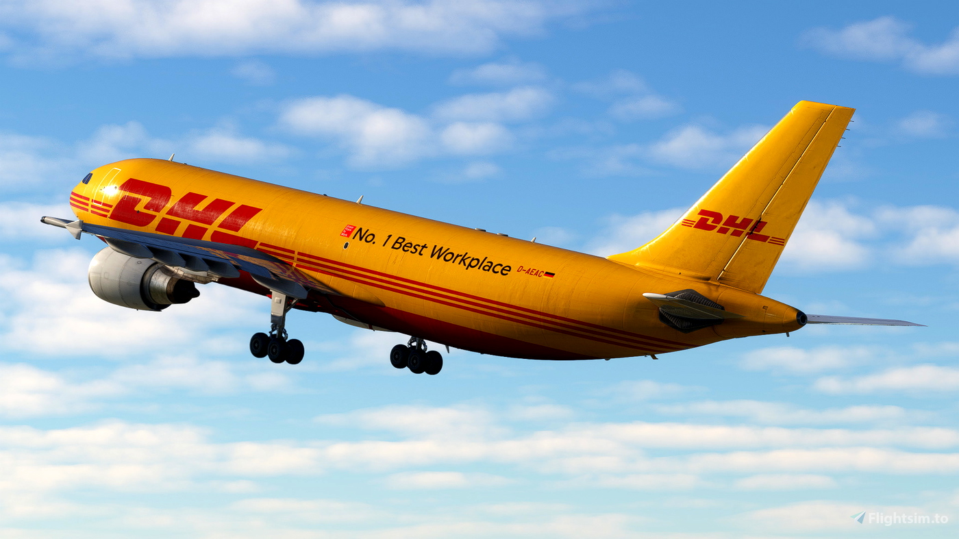 DHL EAT [Pack & Specials] Inibuilds A300-600RF for Microsoft Flight Simulator | MSFS