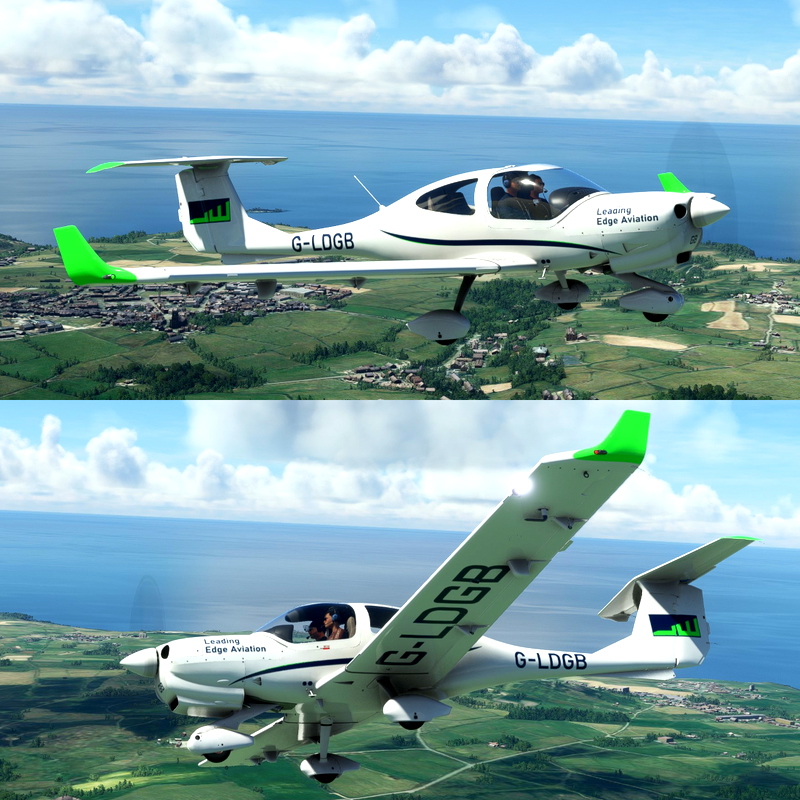 Diamond DA40 NG Leading Edge Aviation for Microsoft Flight Simulator | MSFS