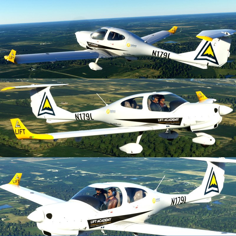Diamond Da40 NG LIFT Academy for Microsoft Flight Simulator | MSFS