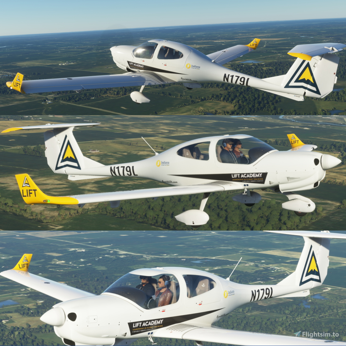 Diamond Da40 NG LIFT Academy for Microsoft Flight Simulator | MSFS