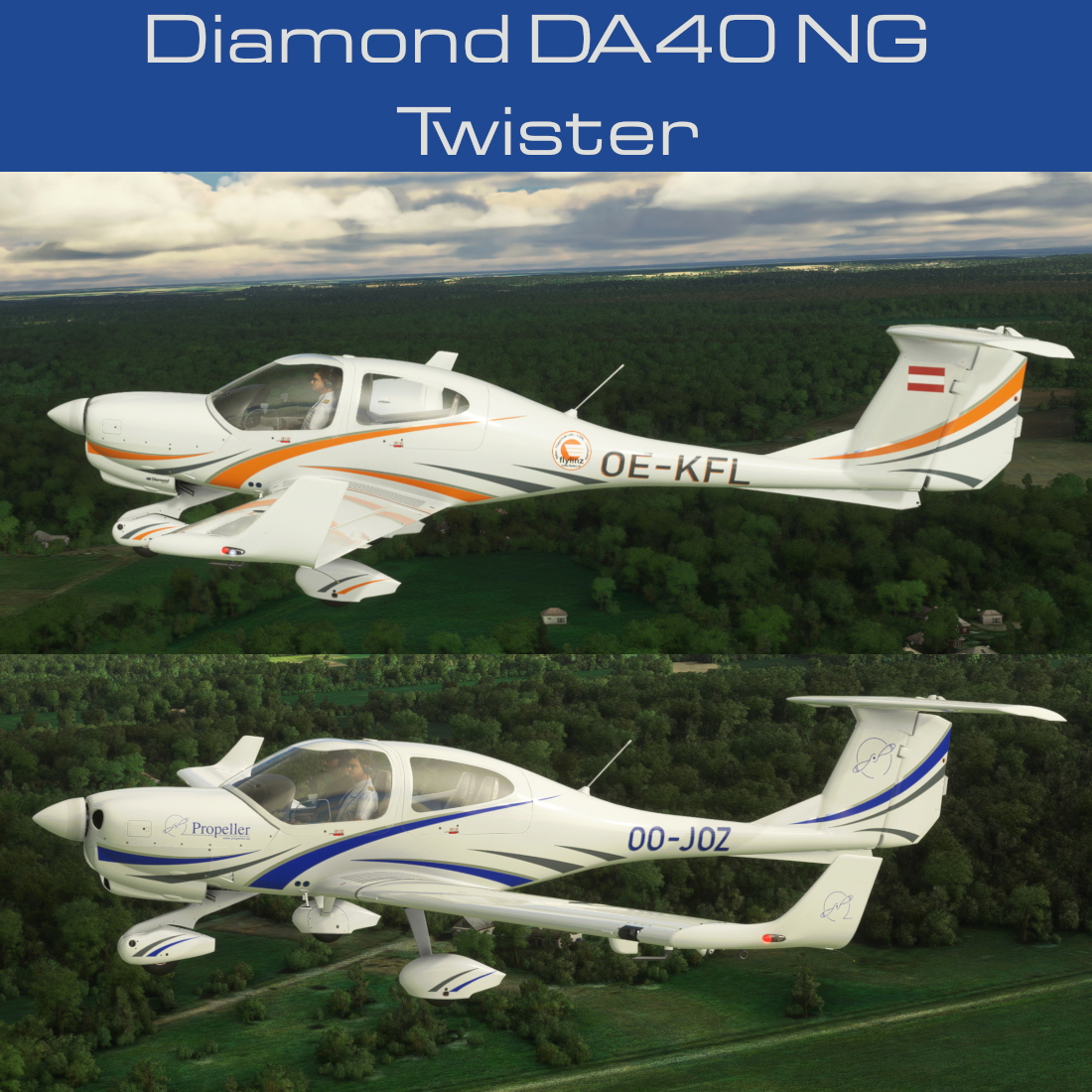 Diamond DA40 NG Twister for Microsoft Flight Simulator | MSFS