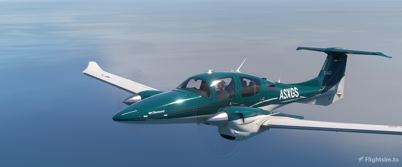 Diamond DA62 Premium Colours Pack for Microsoft Flight Simulator | MSFS