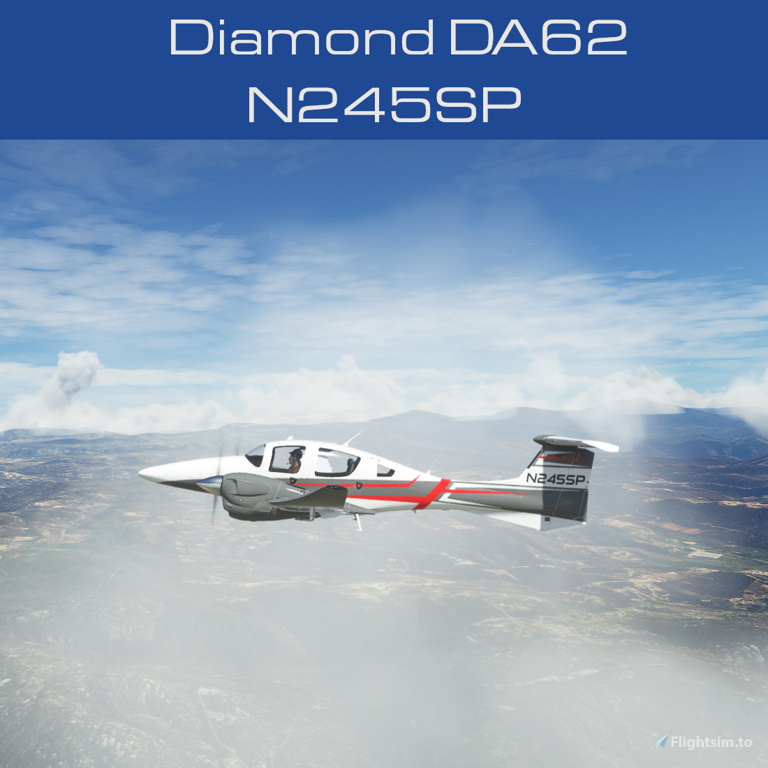 Diamond DA62 N245SP for Microsoft Flight Simulator | MSFS